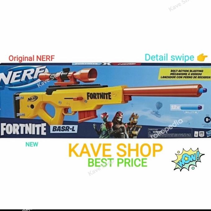 Jual NERF Fortnite BASR-L / BASRL Bolt Action SNIPER Blasting - NEW ...