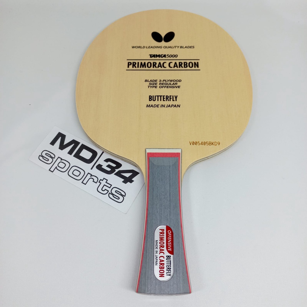 Jual KAYU BUTTERFLY PRIMORAC CARBON - Kayu / Blade / Bet Pingpong Murah | Shopee Indonesia