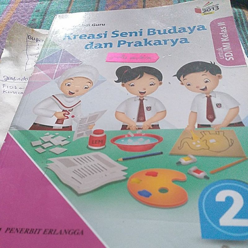 Jual Buku kreasi seni budaya dan prakarya 2 sd revisi | Shopee Indonesia