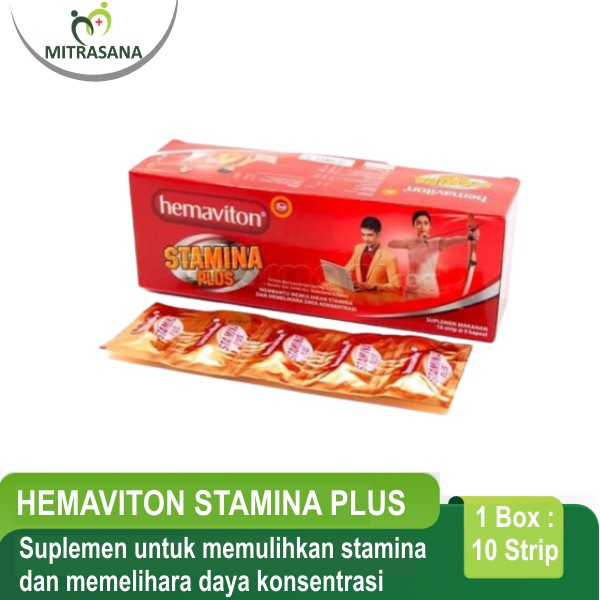 Jual Hemaviton Stamina Plus 50 Tablet (10 Strip) | Shopee Indonesia