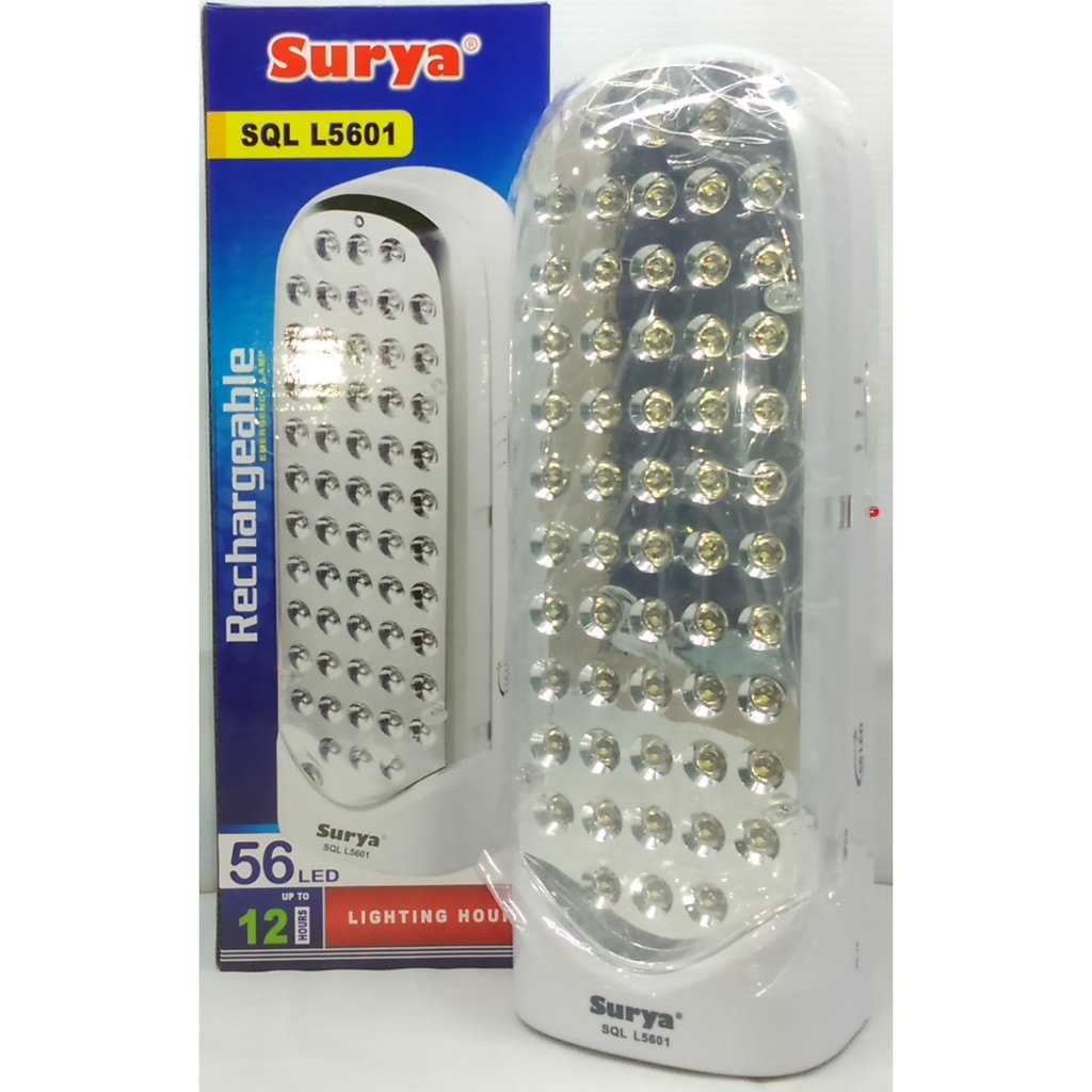 Jual Lampu Darurat Emergency Lamp Rechargeable LED Surya SQL L5601 ...