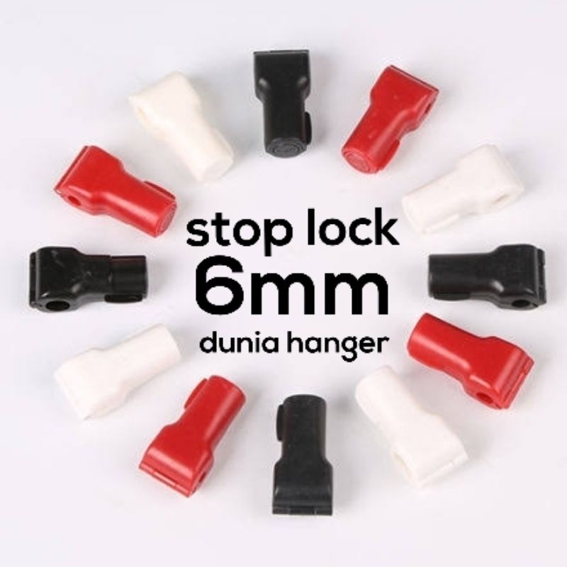 Jual Stop Lock 6mm WARNA MERAH | Shopee Indonesia