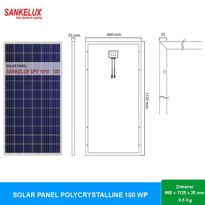Jual Solar Panel 100 WP TKDN / Solar Cell 100 WP TKDN / Panel Surya 100 ...