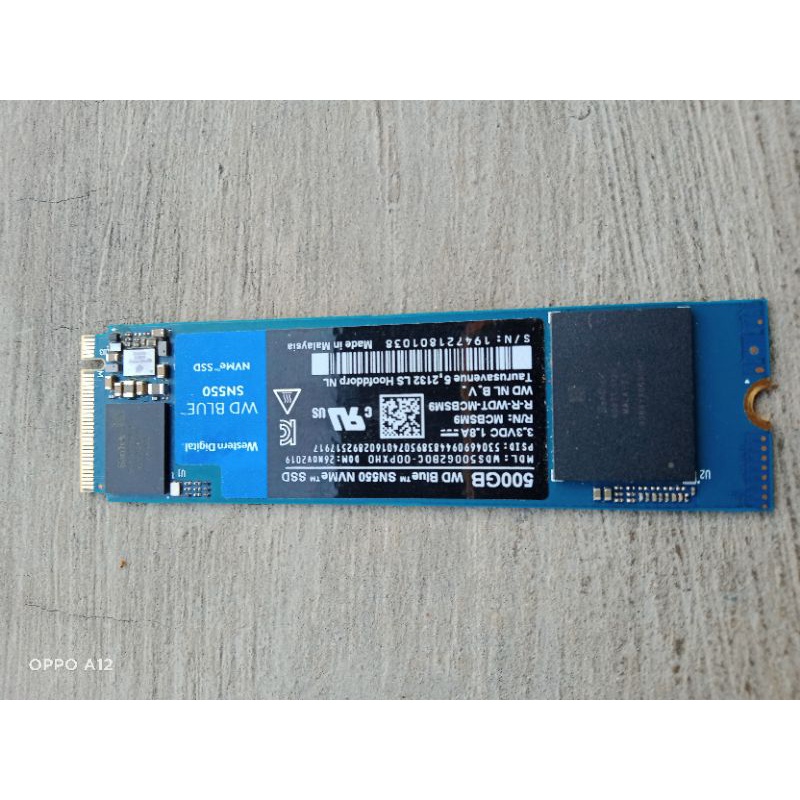 Jual SSD WD BLUE NVMe 500GB bekas | Shopee Indonesia