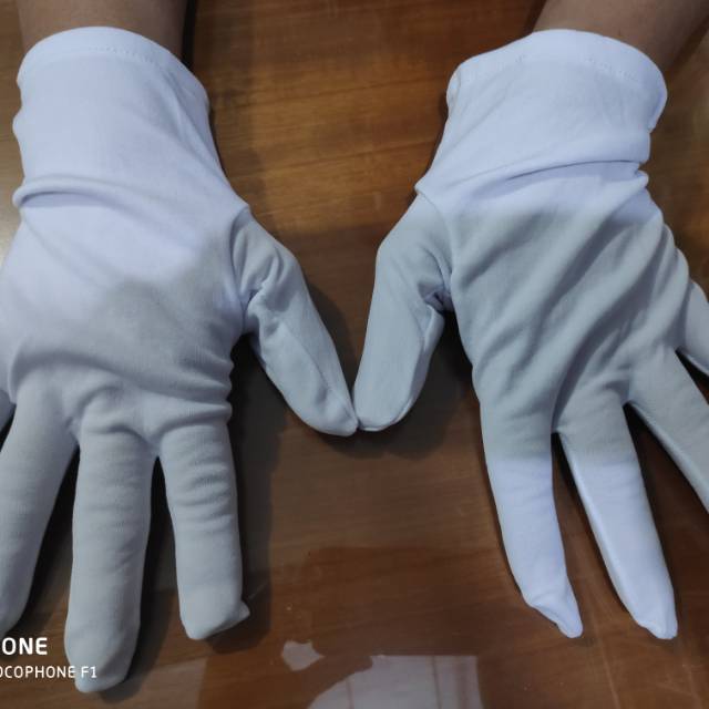 Jual SARUNG TANGAN PUTIH FJ, UKURAN DEWASA, KATUN, ADEM, NYAMAN DI ...