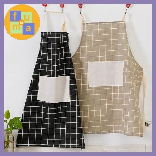 Jual Celemek Dapur Apron Masak Apron Premium Japanese Style / CELEMEK ...