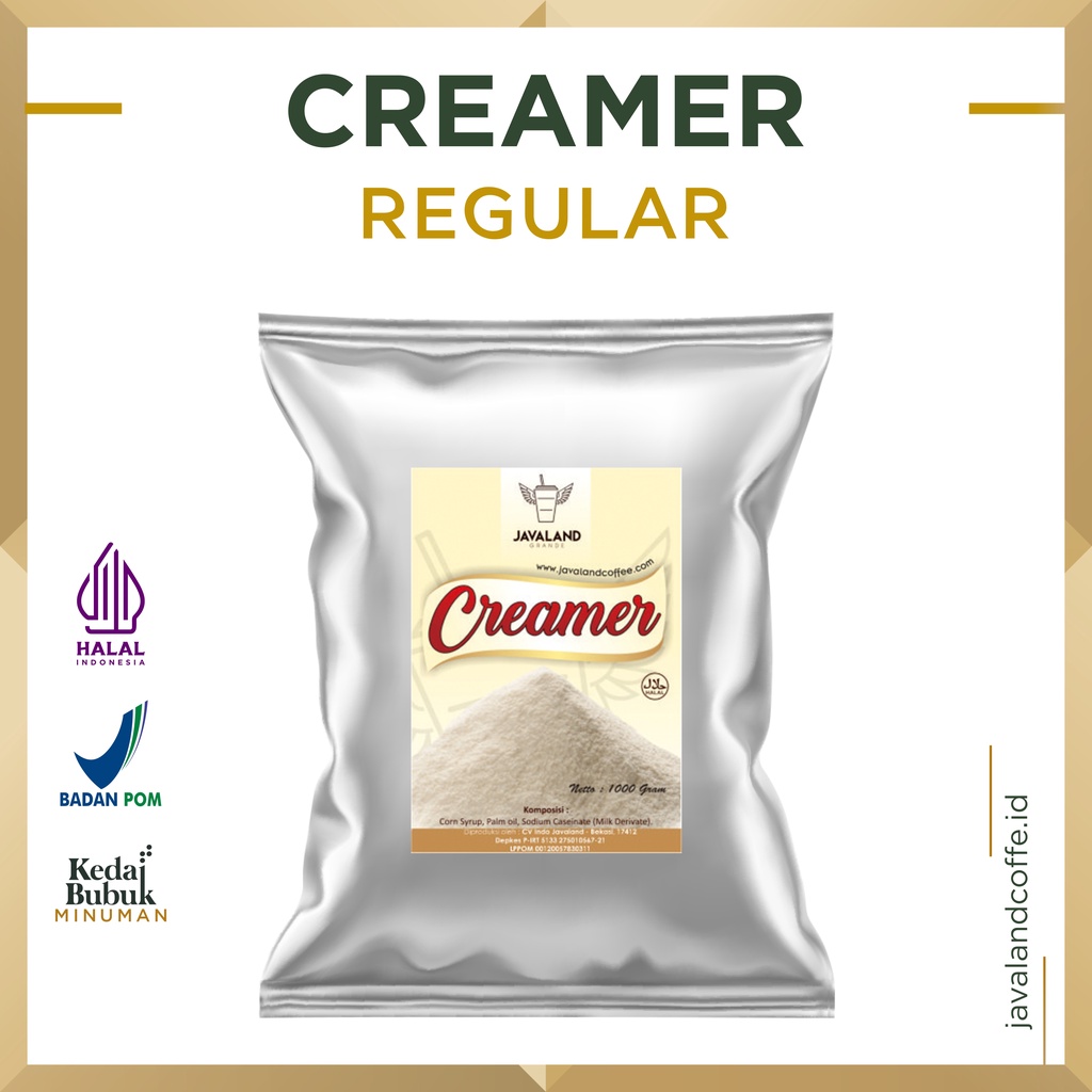 Jual Javaland Bubuk Creamer / Krimer 1Kg - Regular | Non Dairy Creamer ...