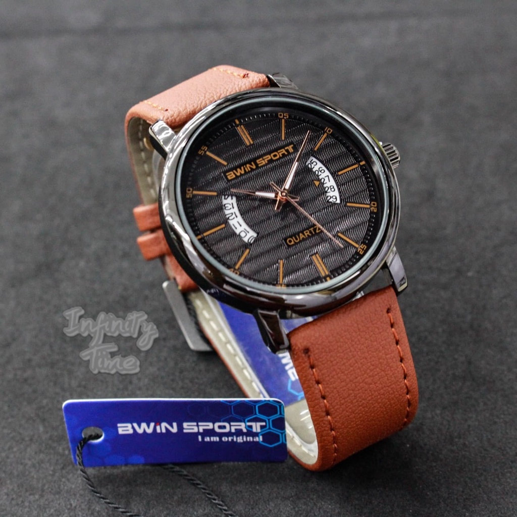 Jual Jam Tangan Cowok Awin Bwin Sport B631 Analog Tanggal Aktif Strap ...