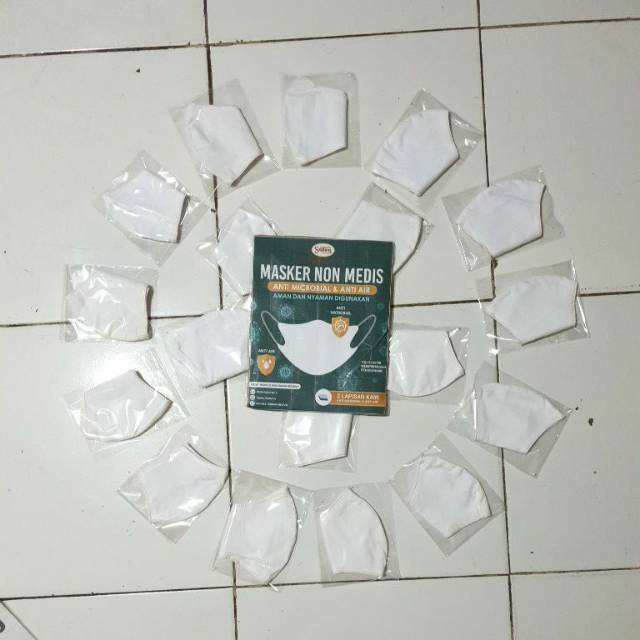 Jual Masker non medis anti microbial dan anti air sritex terbungkus ...
