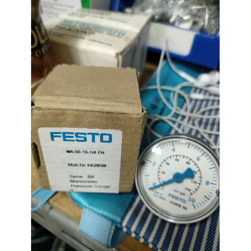 Jual MA-50-10-1/4-EN festo manometer pressure gauge 162838 | Shopee ...