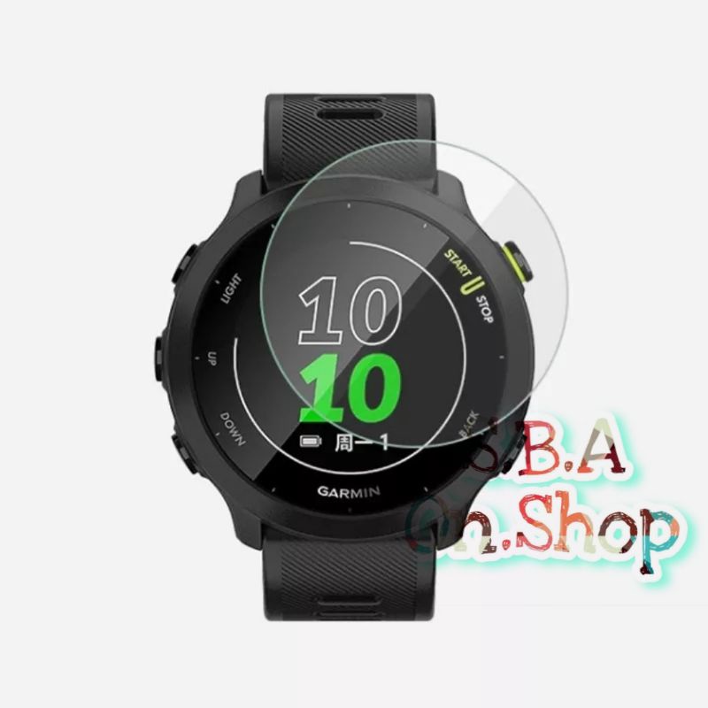 Jual Anti Gores Kaca Tempered Glass Screen Guard Garmin Forerunner 55 ...