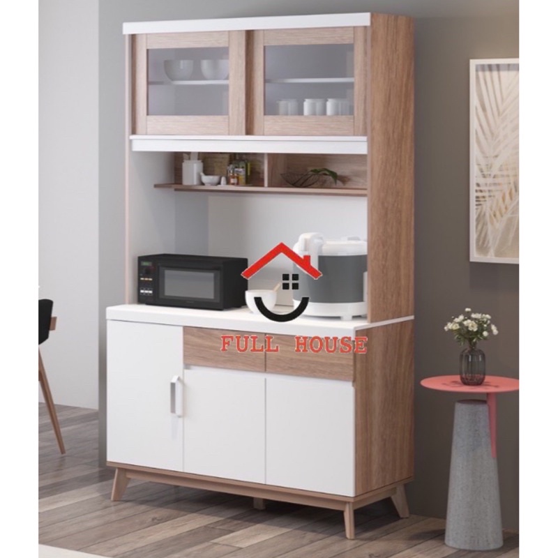 Jual lemari dapur kitchen set sonoma white minimalis by siantano rak ...