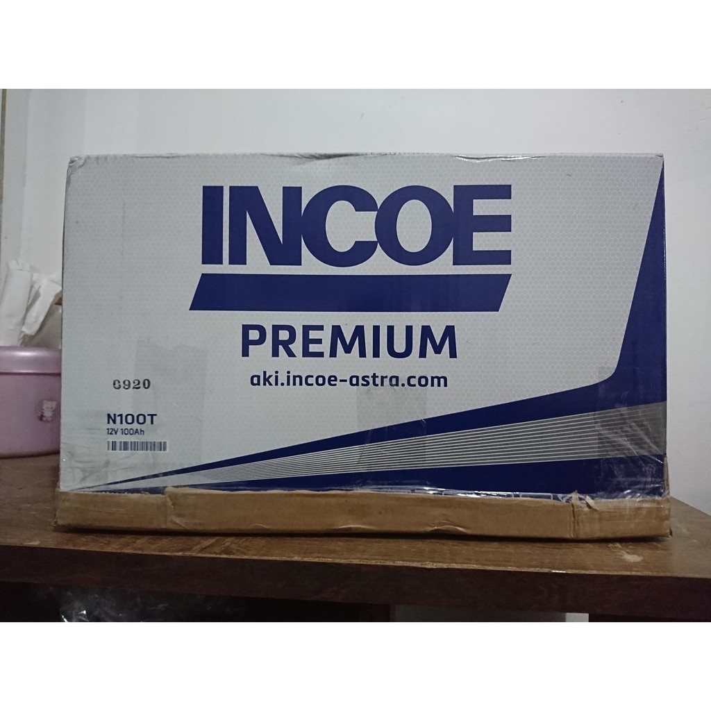 Jual INCOE Deep Cycle Premium N100T 12Aki Incoe 12V 100Ah aki baterai ...