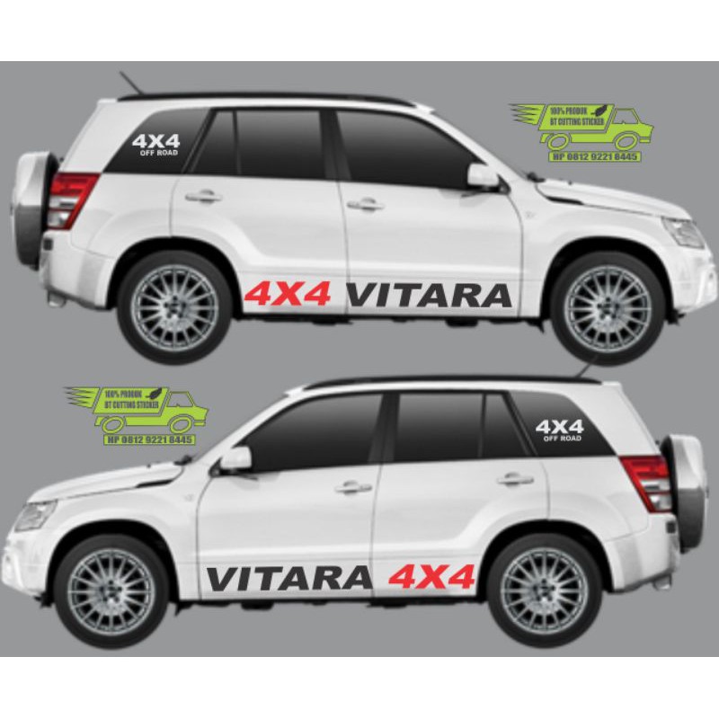 Jual BT sticker mobil grand vitara suzuki grand vitara sticker off road ...