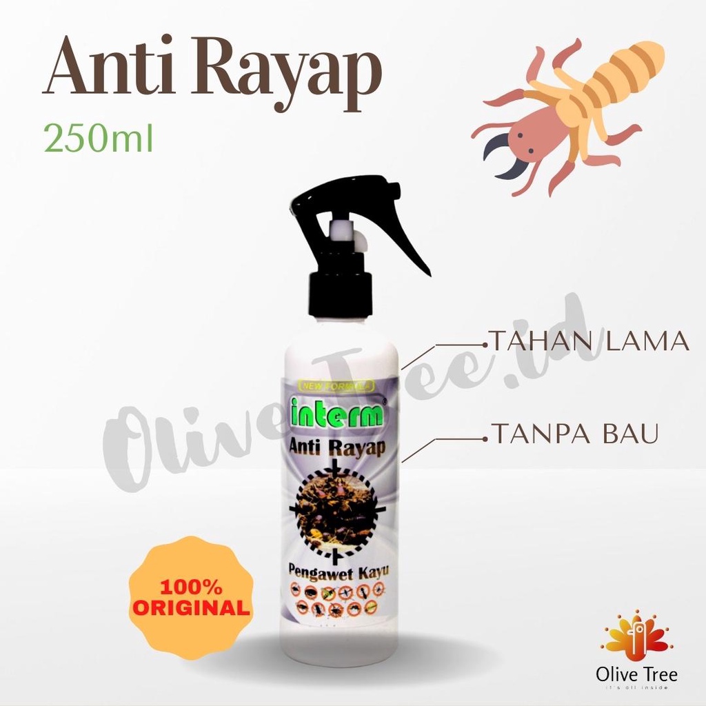 Jual Interm 250ml Anti Rayap Obat Rayap Pengawet Kayu Pembasmi Rayap ...