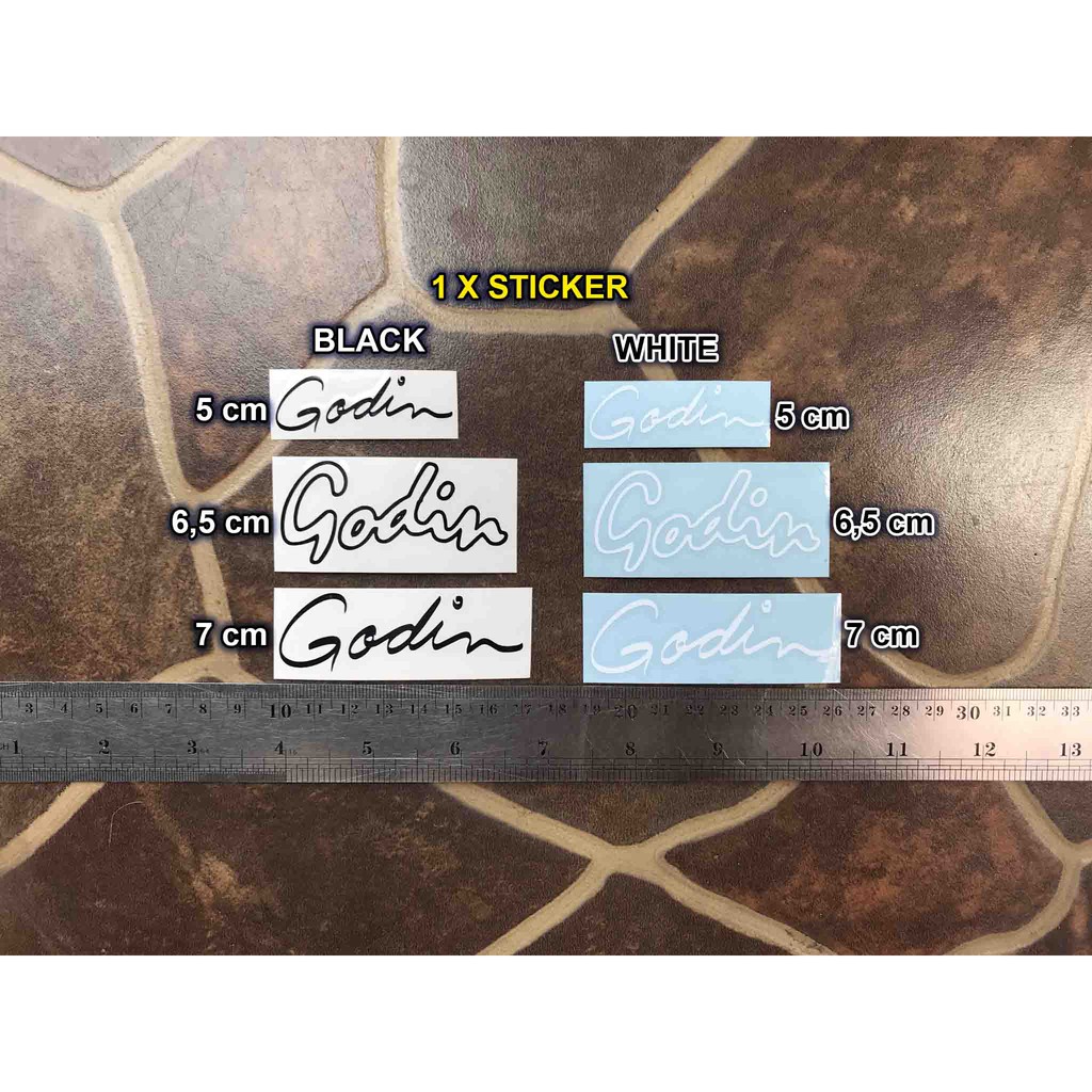 Jual Godin Sticker Tempel Headstock Gitar Elektrik Akustik Stratocaster ...