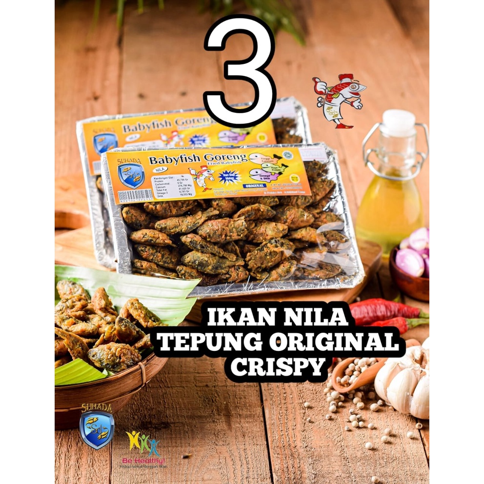 Jual Gonze x baby fish crispy no.3 ikan nila balita tepung goreng ...