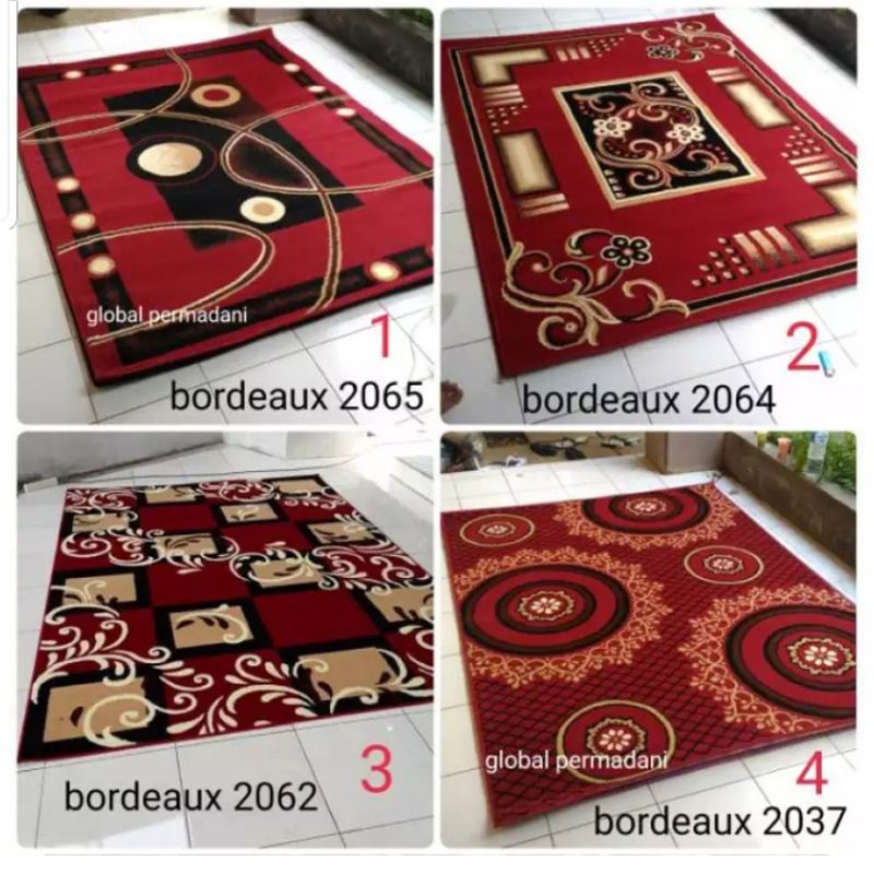 Jual KARPET LANTAI PERMADANI "MODERNO" "SUPER PREMIUM" size 160 X 210 ...