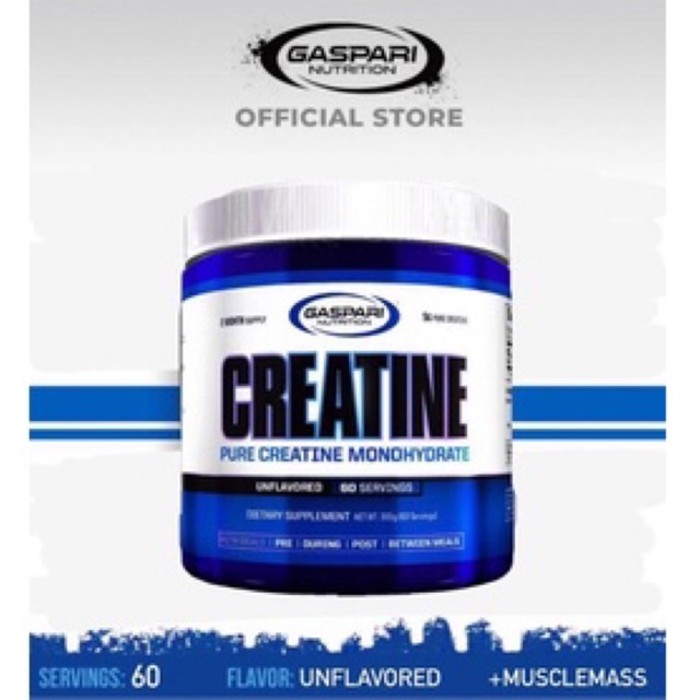 Jual Creatine Pure Monohydrate Gaspari Nutrition 60 servings | Shopee ...