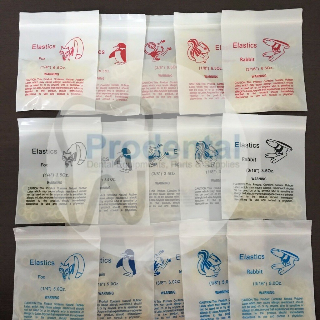 Jual Karet elastik gigi ortho behel dental rubber band elastis karet ...