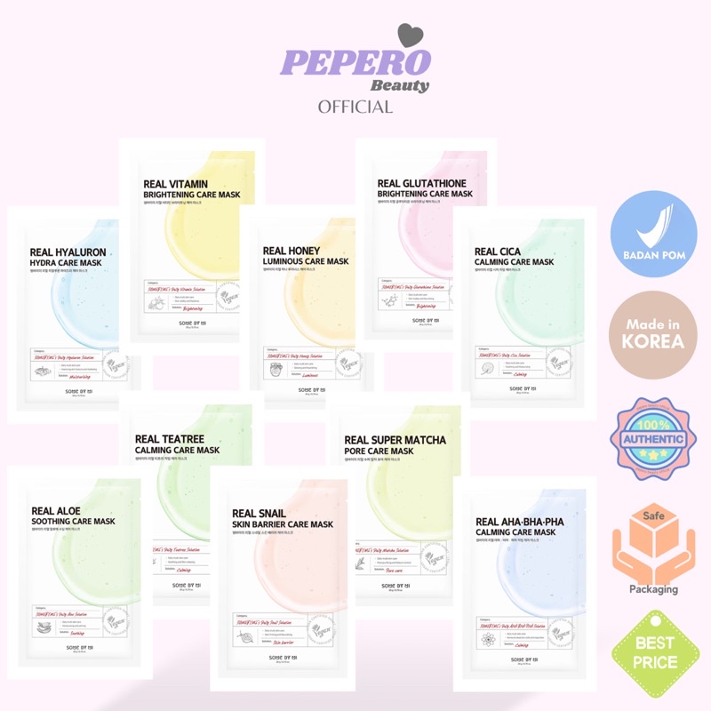 Jual SOMEBYMI Real Care Sheet Mask 20g | Shopee Indonesia