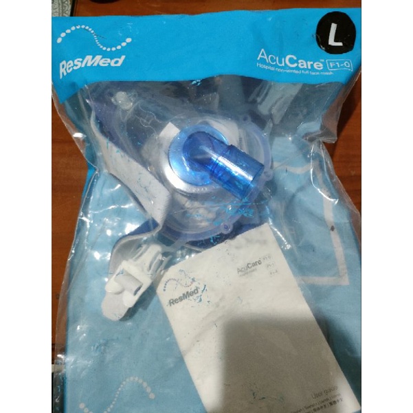 Jual AcuCare F1-0 Hospital non-vented full face mask ResMed masker cpap ...