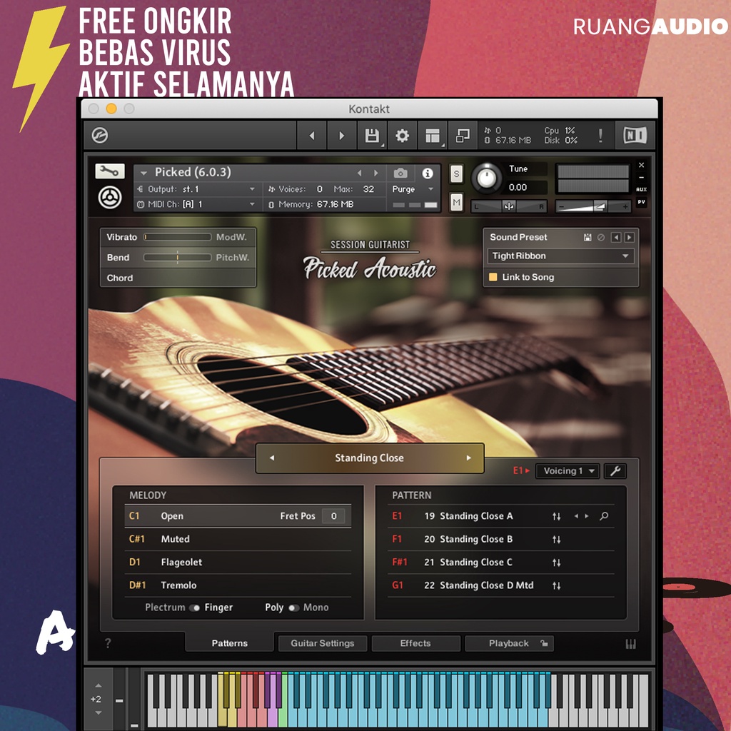 Jual Session Guitarist - Picked Acoustic Kontakt Library ( Full ...