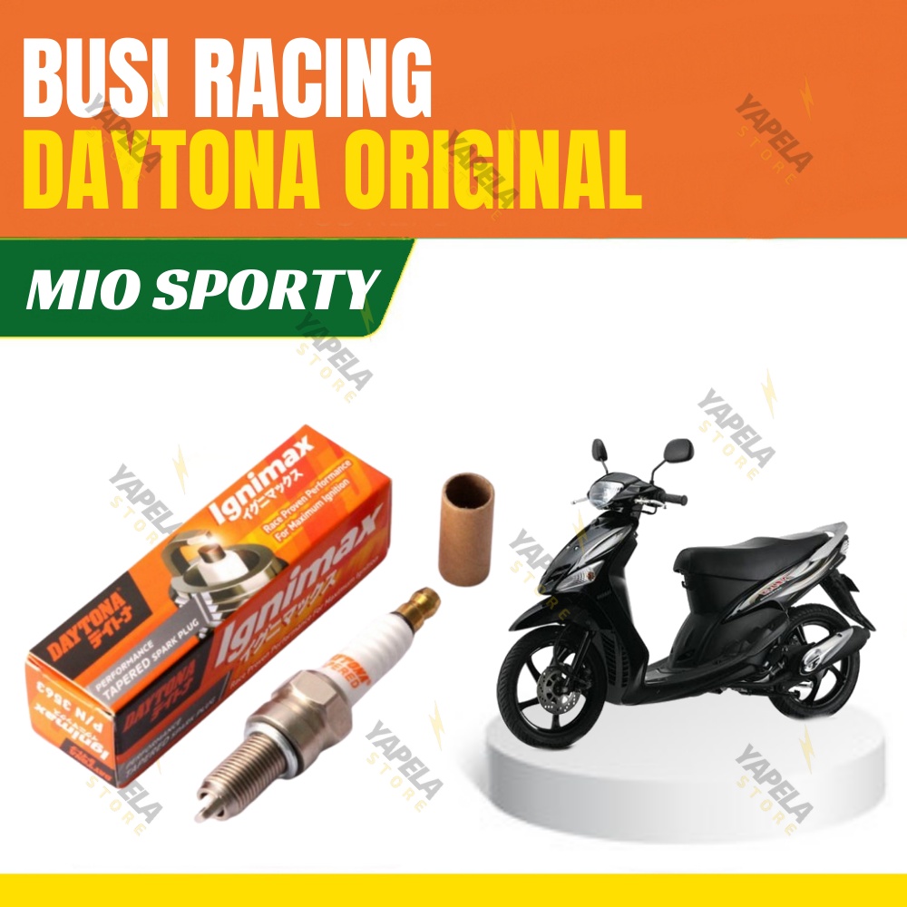 Jual busi racing mio sporty iridium daytona original 3391 | Shopee ...