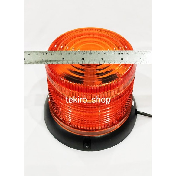 Jual LAMPU ROTARY BLITZ WARNING LIGHT KUNING 12V SAMPAI 24V TRUCK TRUK ...
