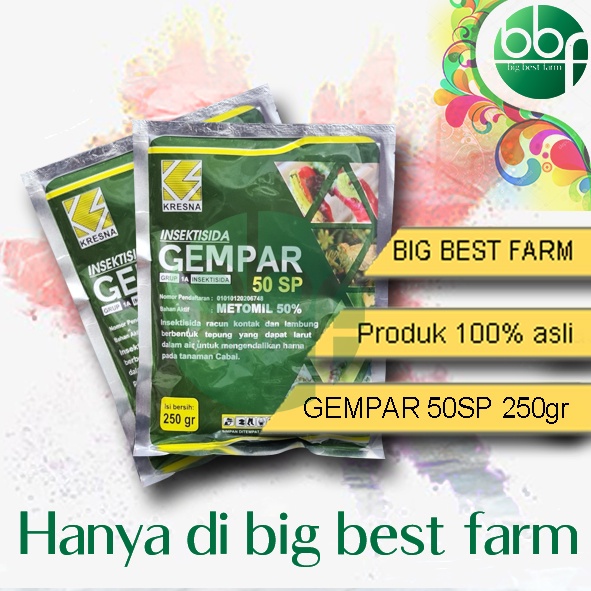Jual Insektisida Gempar 50SP 250gr Metomil 50% | Shopee Indonesia