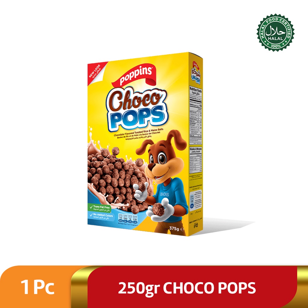 Jual Poppins Choco Pops Cereal 250gr | Shopee Indonesia