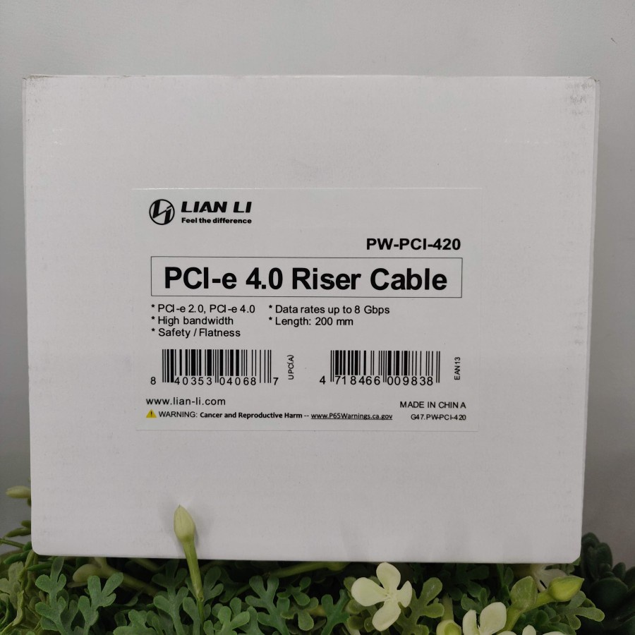 Jual Lian Li PCIe 4.0 Riser Cable 200mm - PCI-e 4 Kabel Riser 20cm ...