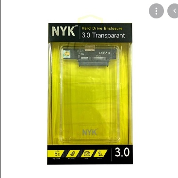 Jual NYK Enclosure USB 3.0 Transparan Casing Case Harddisk Hardisk HDD SSD Sata 2,5 2.5 inch ...