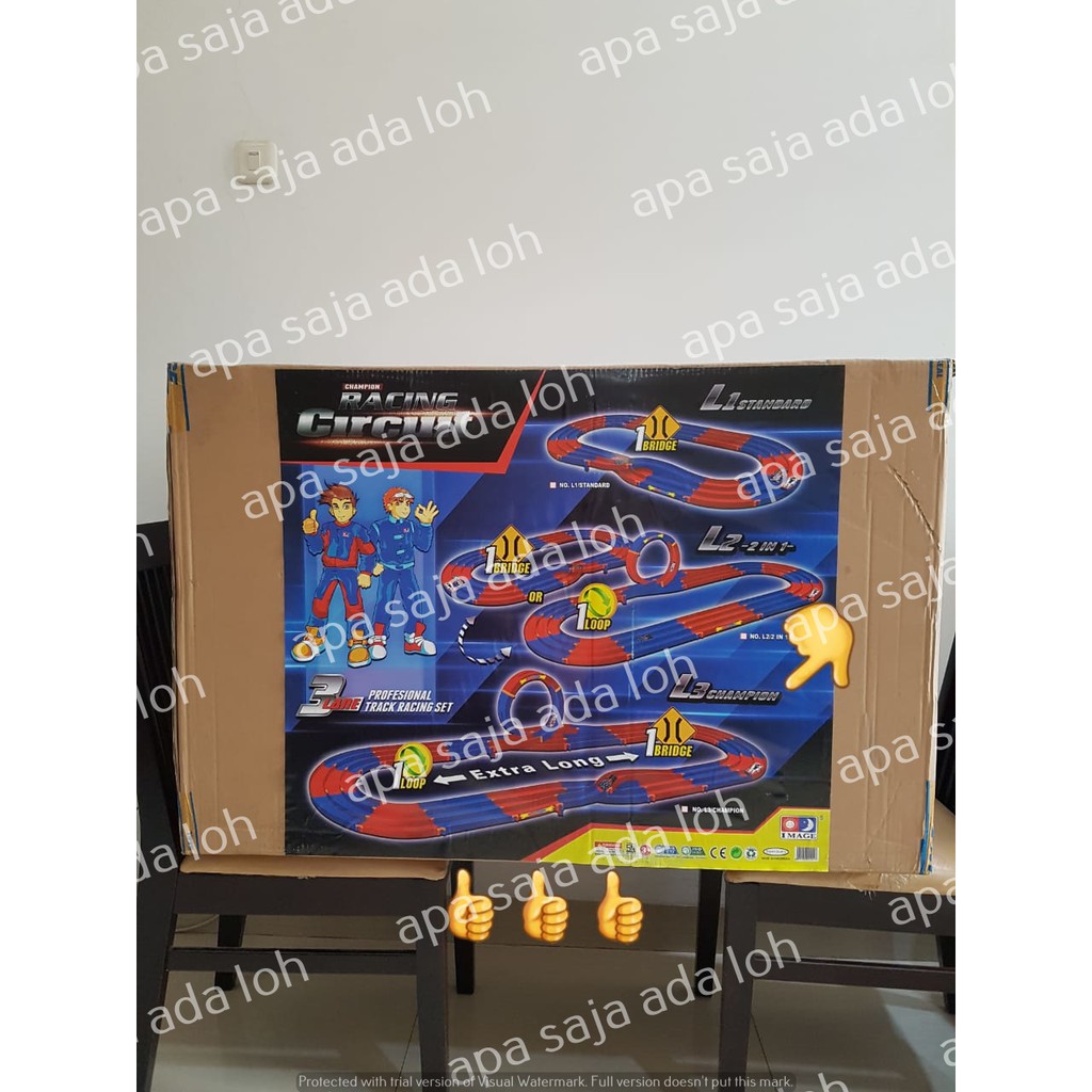 Jual Track Tamiya 3 Jalur Image Extra Long Champion Jalanan Jalan Rel ...