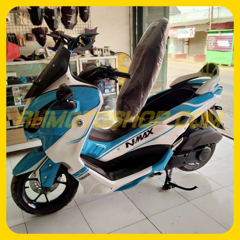 Jual Fullbody New Nmax 2020 Predator Biru Toska Putih | Shopee Indonesia