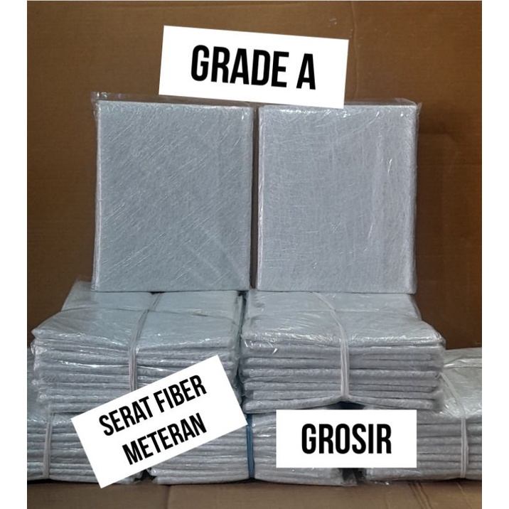 Jual Serat Fiber / Fiber Mat / Fiber Glass Grade A (M300 Lebih Tebal) 1 ...