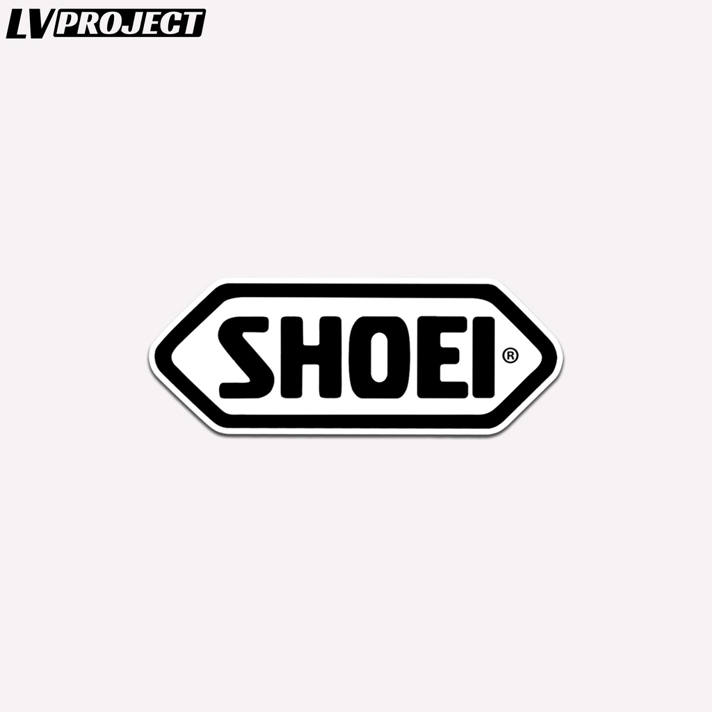 Jual Stiker Shoei Laminasi Glossy 10cm Sticker Helm Logo Shoei Printing ...