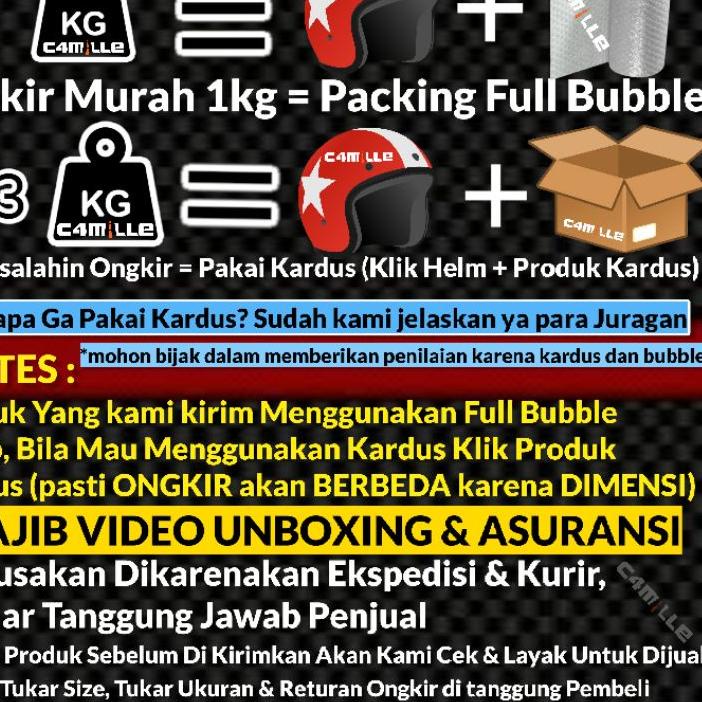 Jual Miliki - HELM DUKE SOLID BLACK DOFF DOUBLE VISOR HALF FACE SNI ン ...