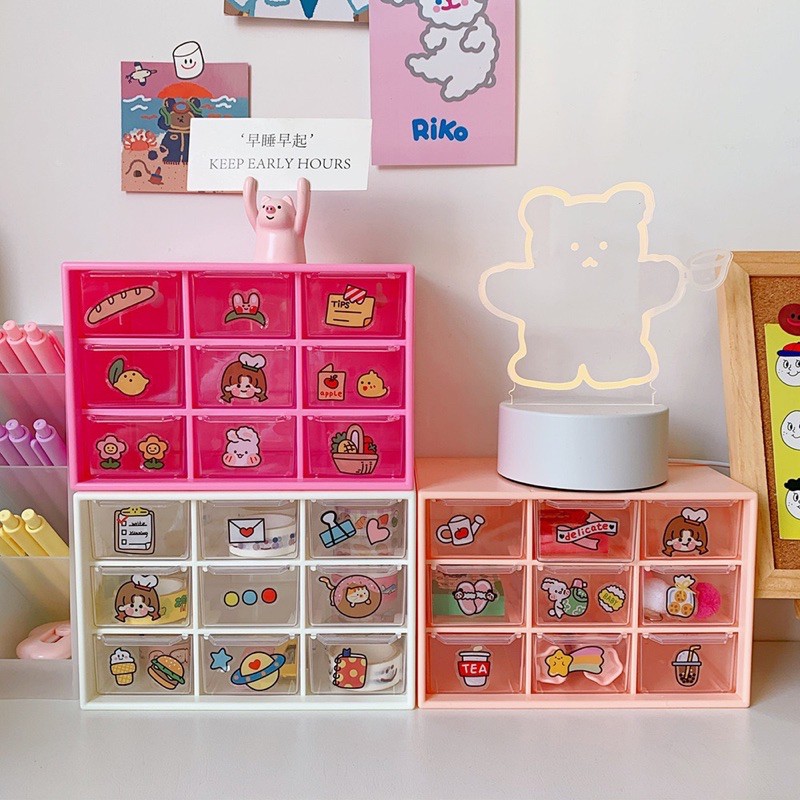 Jual Mini Drawer (Free Sticker) | Shopee Indonesia