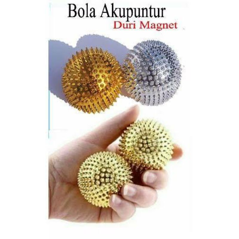 Jual Bola Duri Magnet Alat Pijat Terapi Telapak Tangan Pijet Akupuntur ...