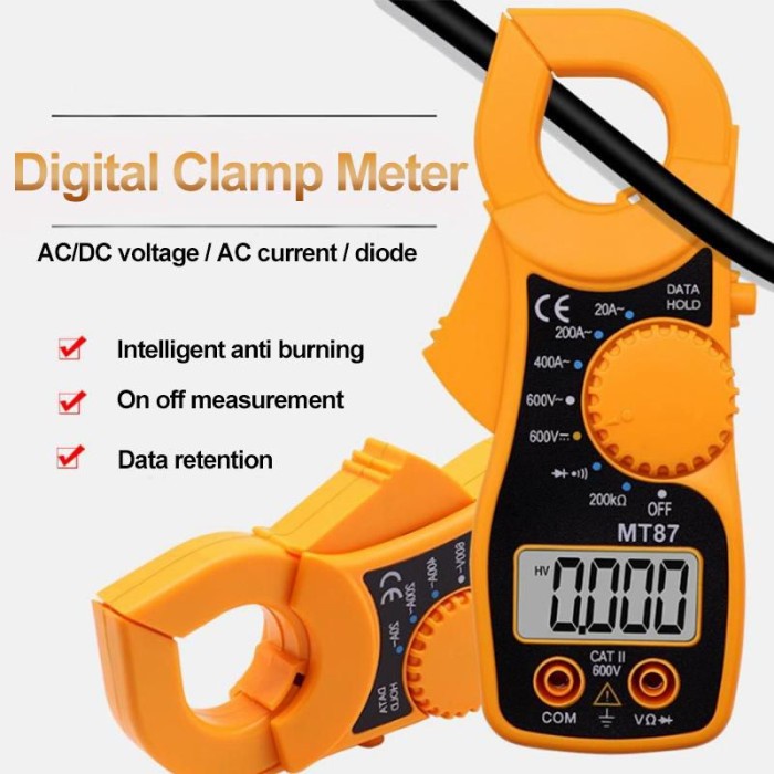 Jual DIGITAL CLAMP METER MULTI TESTER MT 87 SERIES - DIGITAL TANG AMPER ...