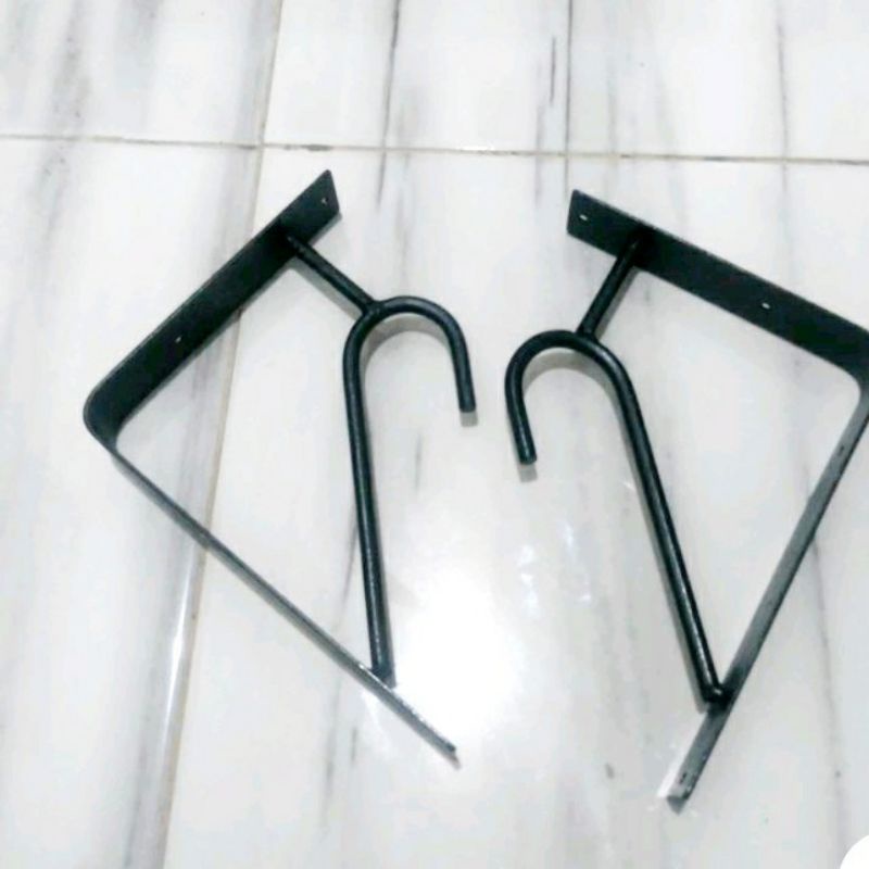 Jual Besi Siku Hook Rak Ambalan Dinding | Shopee Indonesia