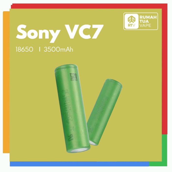 Jual BATTERY SONY VC 7 18650 3500MAH | Shopee Indonesia