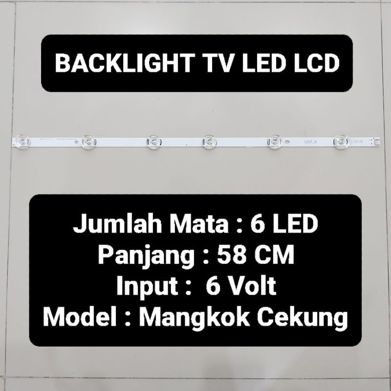 Jual Led Backlight LCD 6 Mata Panjang 58 CM 6 Volt 32" | Shopee Indonesia