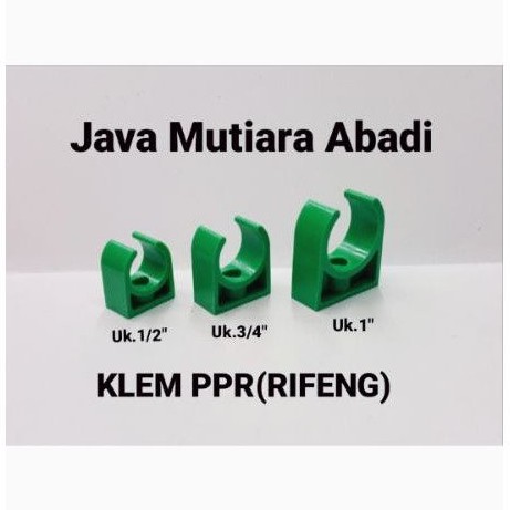 Jual Klem Pipa PPR 1/2 inch 20mm pipe clamp PPR pipa fitting PPR ...