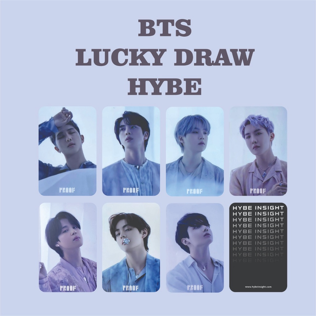 Jual PHOTOCARD BTS LUCKY DRAW LD HYBE PROOF | Shopee Indonesia