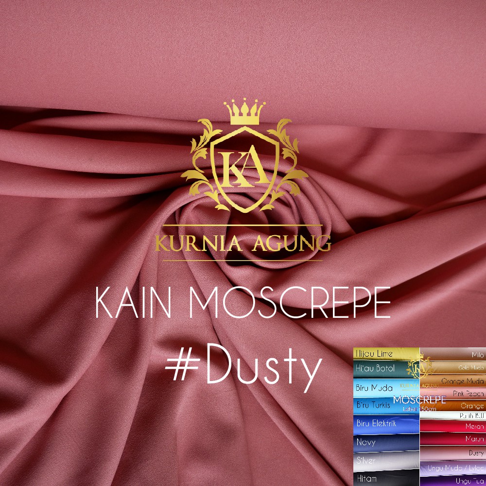Jual Kain Moscrepe bahan Moscrepe per 0.5 Meter dan perMeter Bahan Adem ...