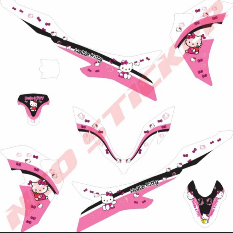 Jual Sticker Yamaha All New Aerox 155 2020 Fullbody Hello Kitty ...