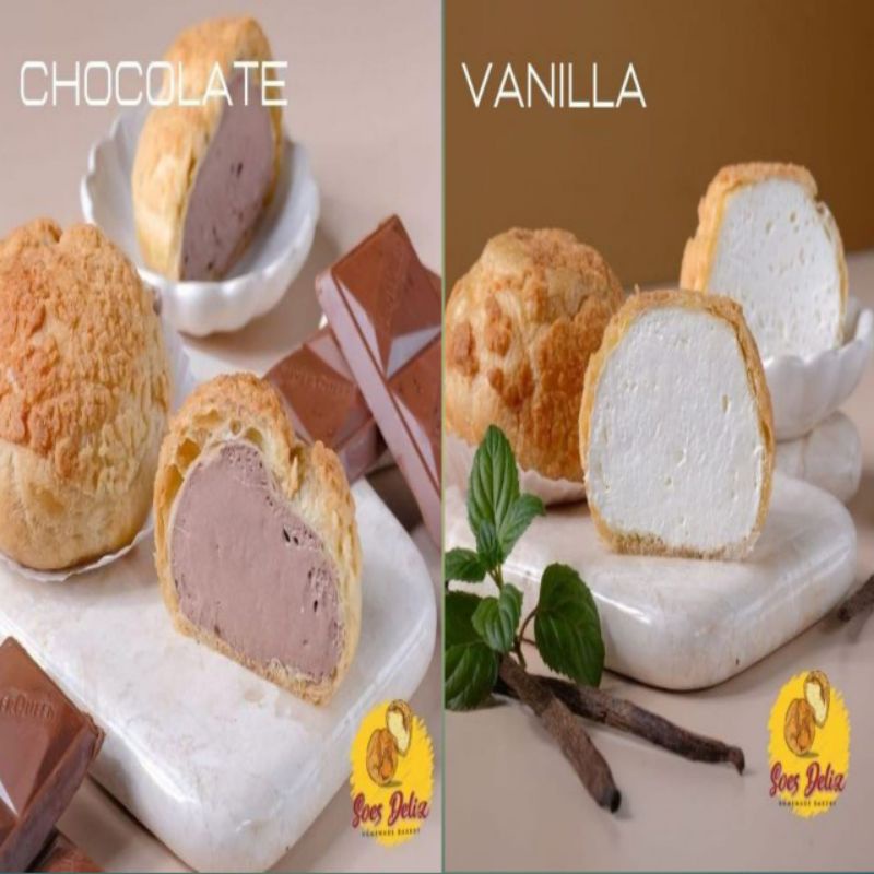 Jual KUE SUS SOES DELIZ CHOUX CREAM PUFF ISI 5PCS | Shopee Indonesia