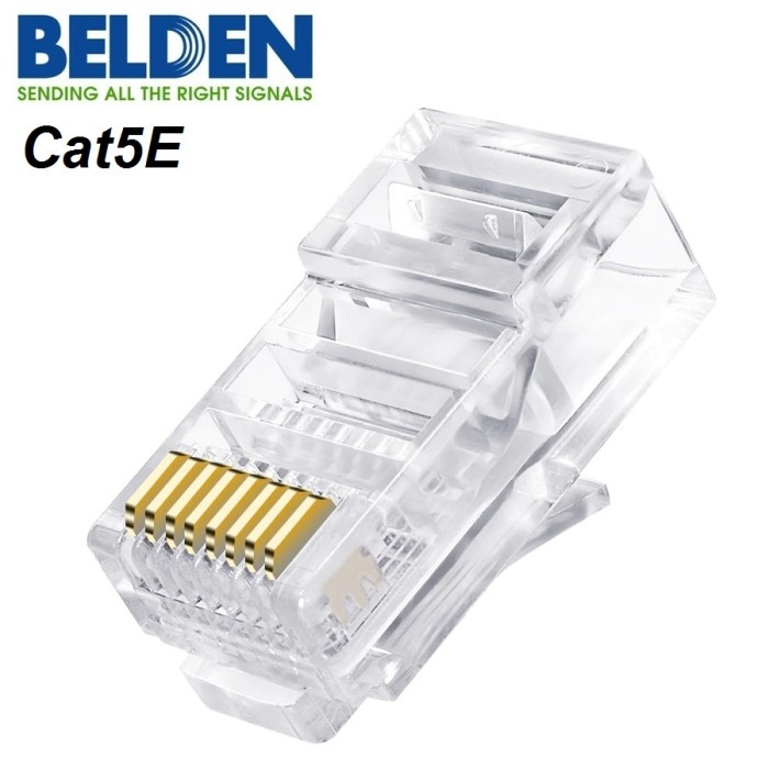 Jual Konektor Rj45 Cat5 Belden Modular Plug | Shopee Indonesia